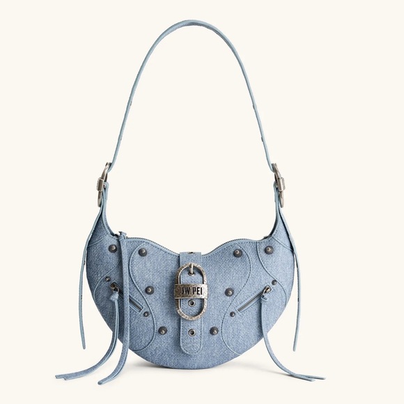 JW PEI | Bags | Jw Pei Tessa Denim Embossed Shoulder Bag | Poshmark